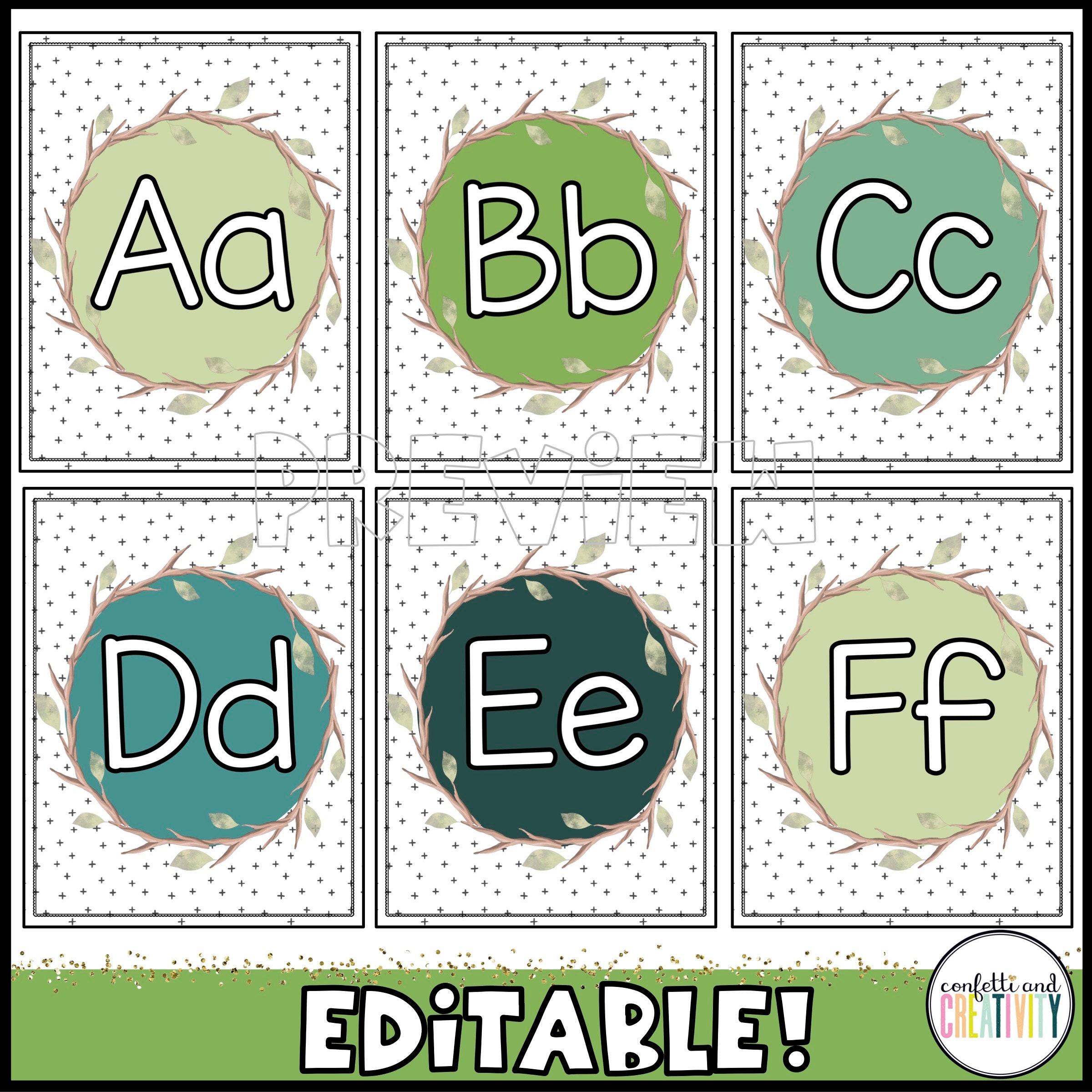 Nature Alphabet Posters for the Classroom Classroom Decor - Etsy Australia