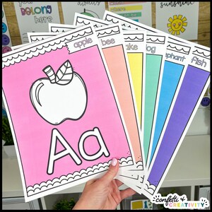 Bright Classroom Alphabet Posters | Alphabet Display | Animal Alphabet ...