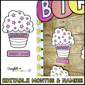 Bright Classroom Birthday Display | Classroom Birthday Board | Birthday ...