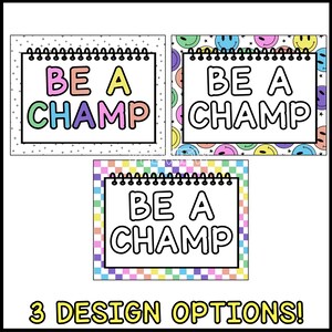 Bright CHAMPS Classroom Posters: Editable Teacher Resources (digital ...