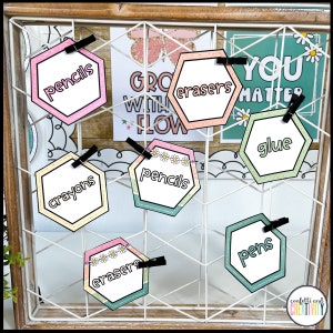 Editable Classroom Labels | Retro Classroom Labels | Colorful Classroom ...