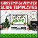 EDITABLE Classroom Slide Templates Holiday Classroom Bundle Distance ...