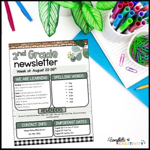 EDITABLE Farmhouse Classroom Newsletter | Teacher Newsletter Template ...