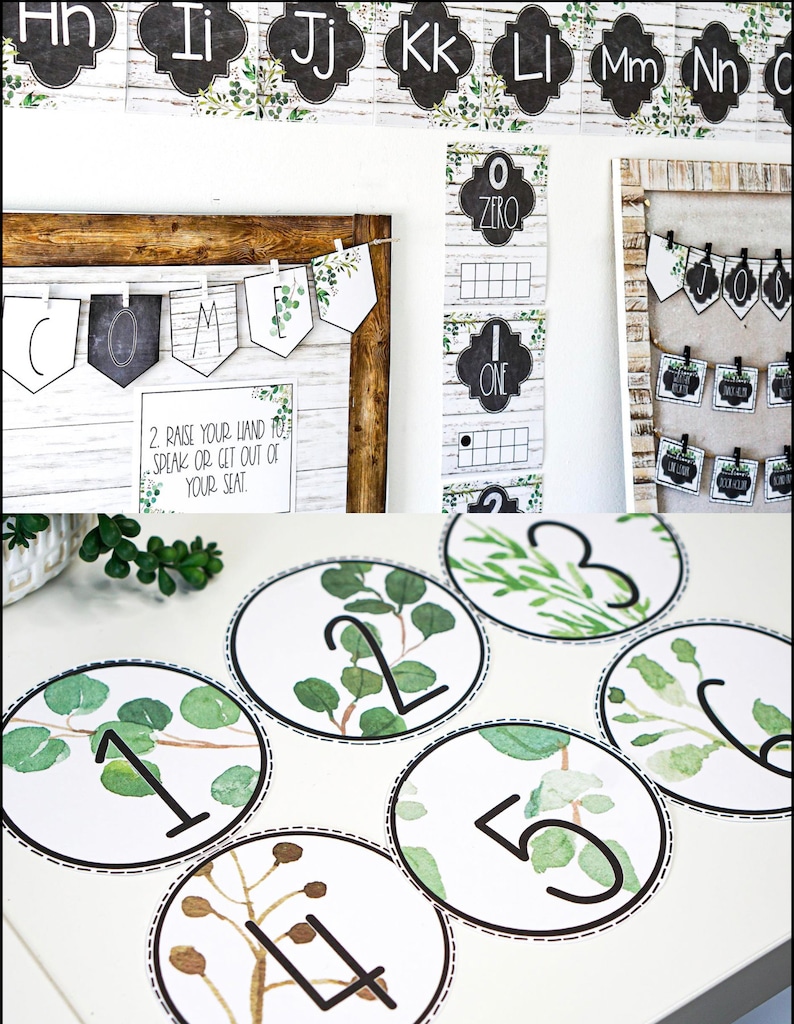 MODERN FARMHOUSE Classroom Decor Bundle Farmhouse Classroom - Etsy