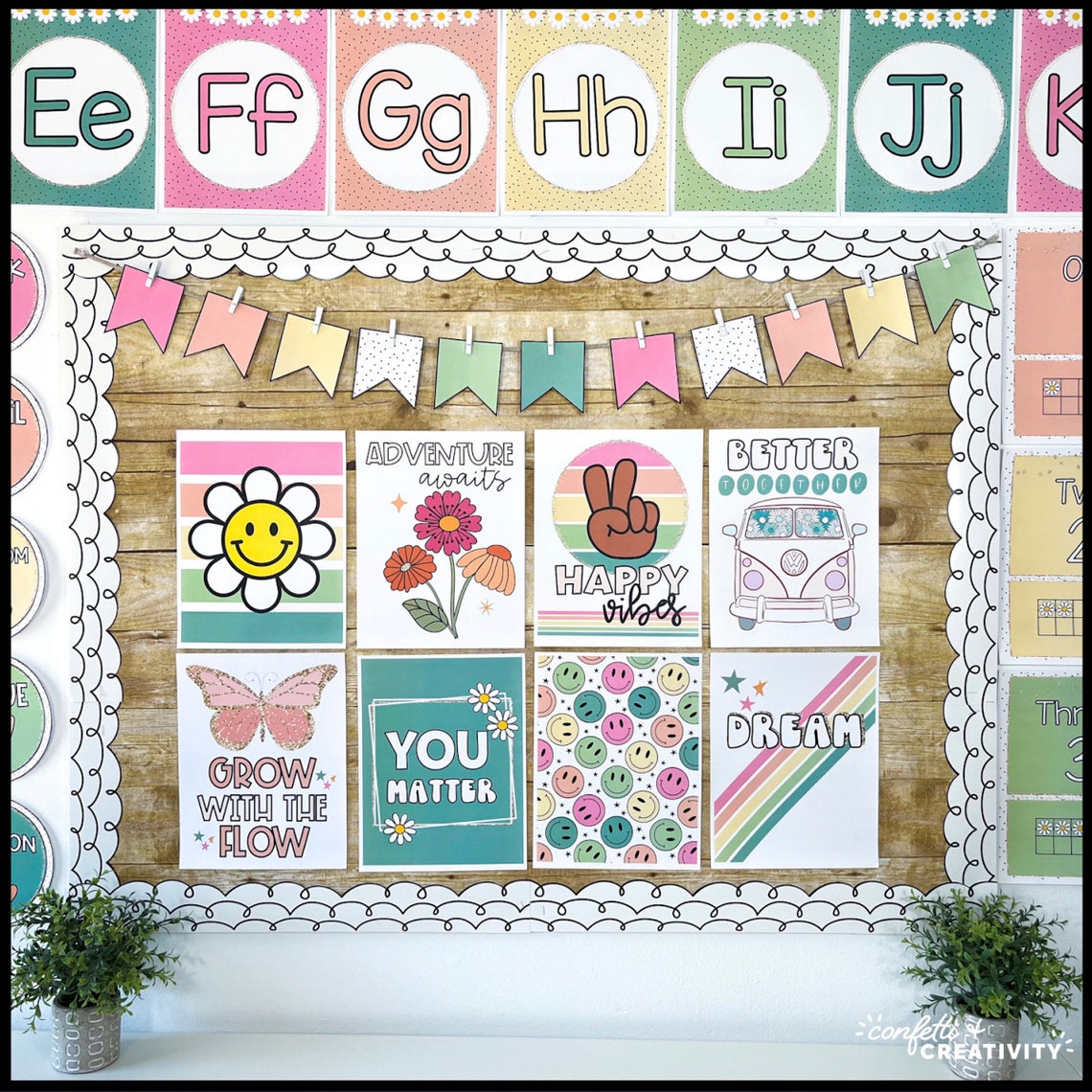 Retro Classroom Quote Posters Classroom Quotes Colorful - Etsy