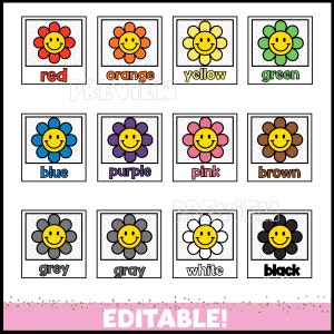 Retro Color Posters for the Classroom | Primary Classroom Decor ...