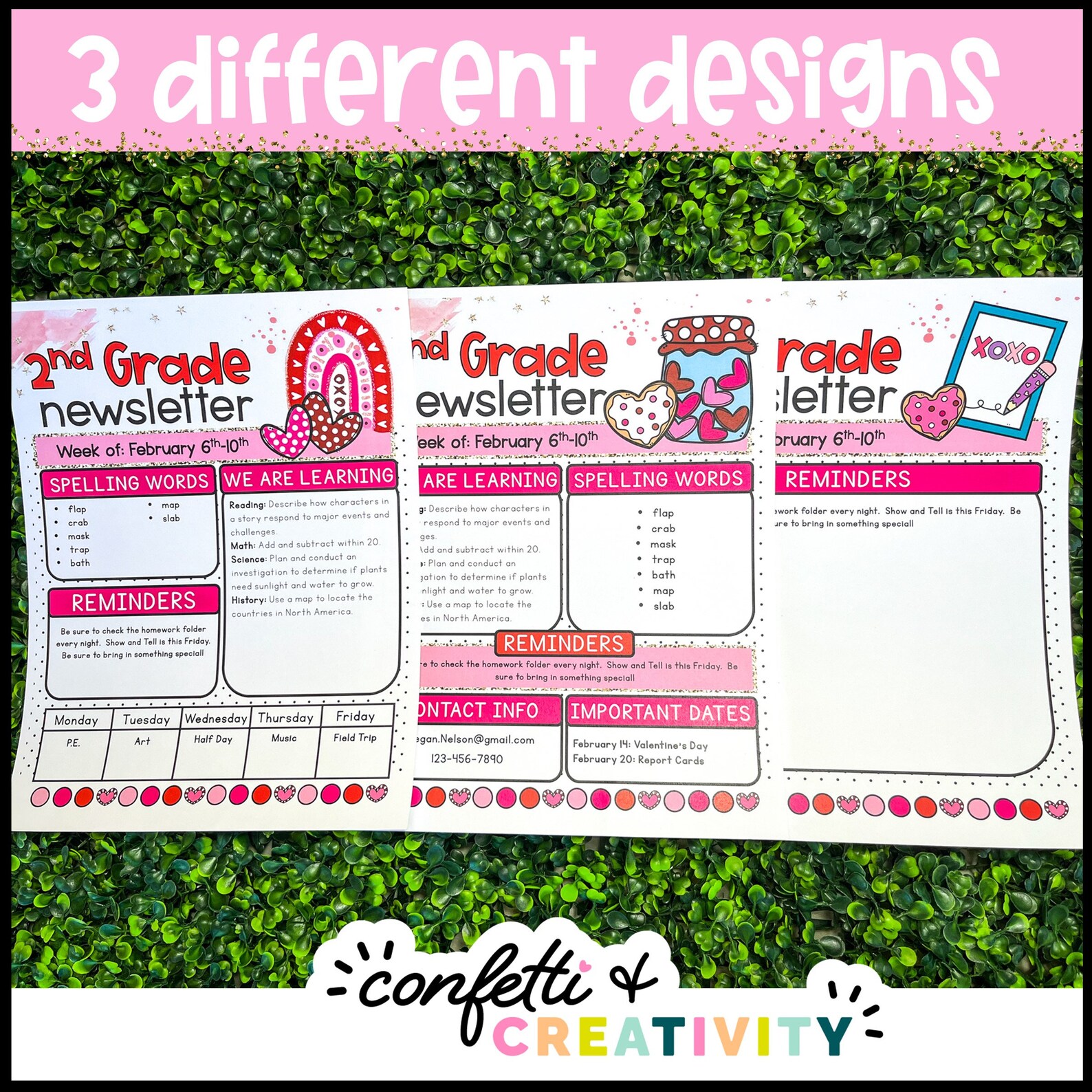 EDITABLE Valentine's Day Classroom Newsletter Teacher - Etsy