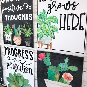 Plant Classroom Quote Posters: Growth Mindset Decor (digital Download ...