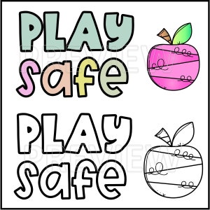 Classroom Rules Sign: Work Hard, Be Kind, Play Safe (digital Download ...