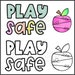 Classroom Rules Sign: Work Hard, Be Kind, Play Safe (digital Download ...