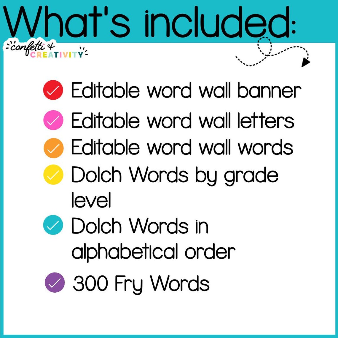Coloful Alphabet Word Wall Display: Editable Classroom Decor (digital ...