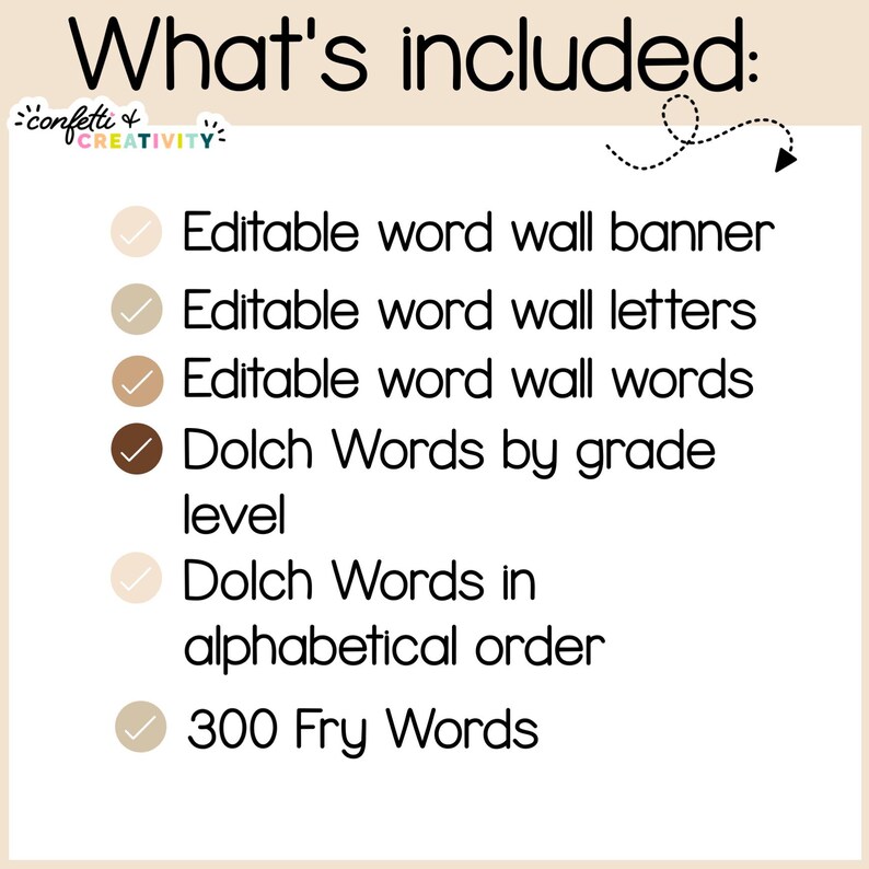 Neutral Classroom Word Wall Display: Dolch & Fry Words (digital ...