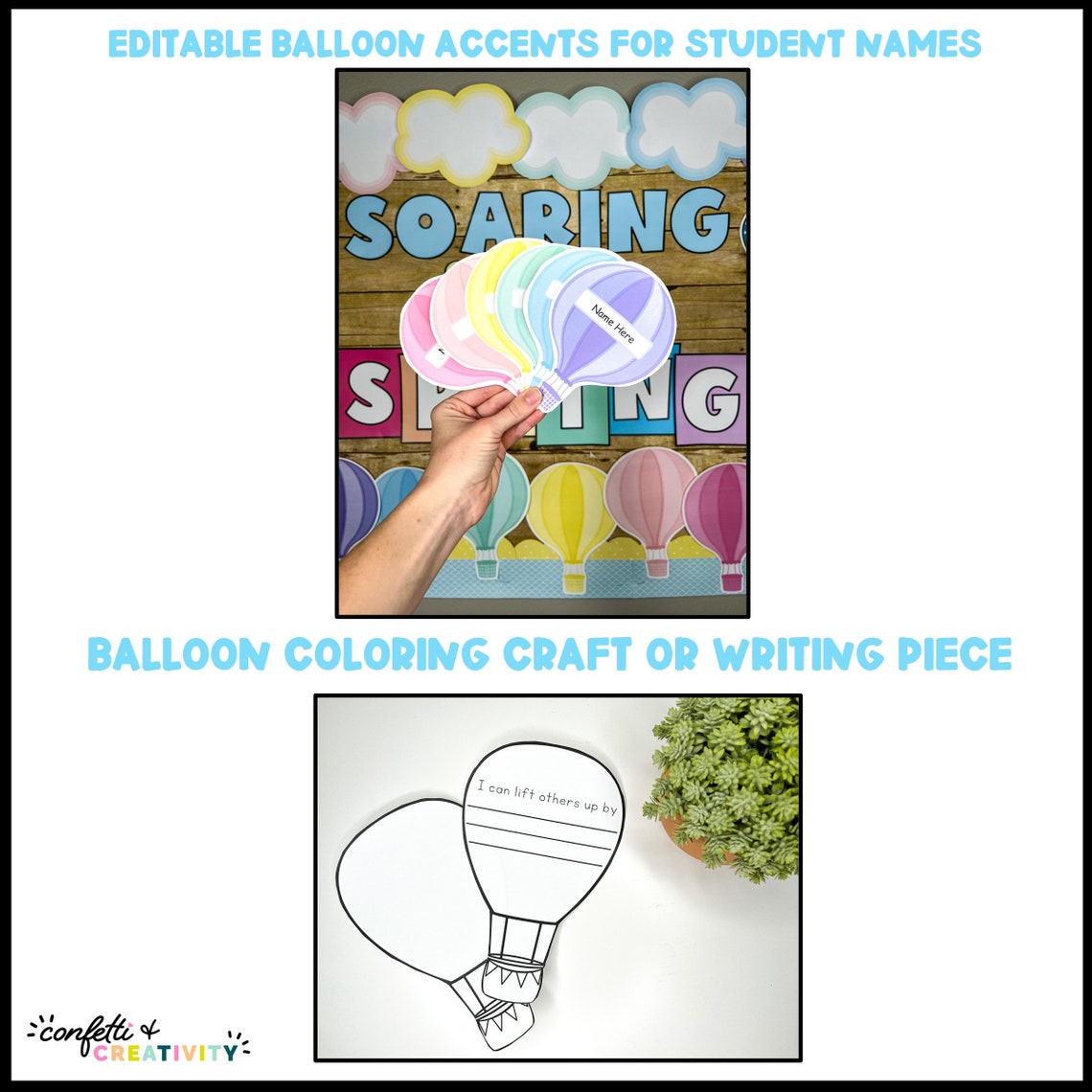 SPRING Bulletin Board Spring Classroom Bulletin Board Kit - Etsy