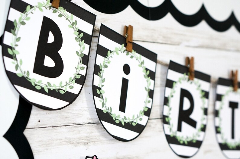 Floral Farmhouse Classroom Birthday Display Birthday Board - Etsy