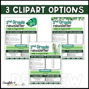 EDITABLE Tropical Classroom Newsletter | Teacher Newsletter Template ...