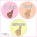 Pastel Hand Signal Classroom Posters: Multicultural Decor (digital ...