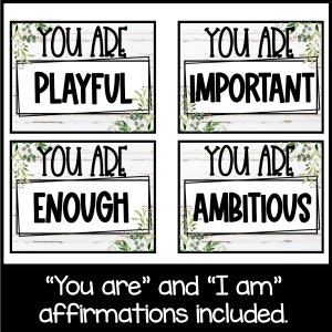 Affirmation Station for the Classroom | Modern Farmhouse Classroom ...