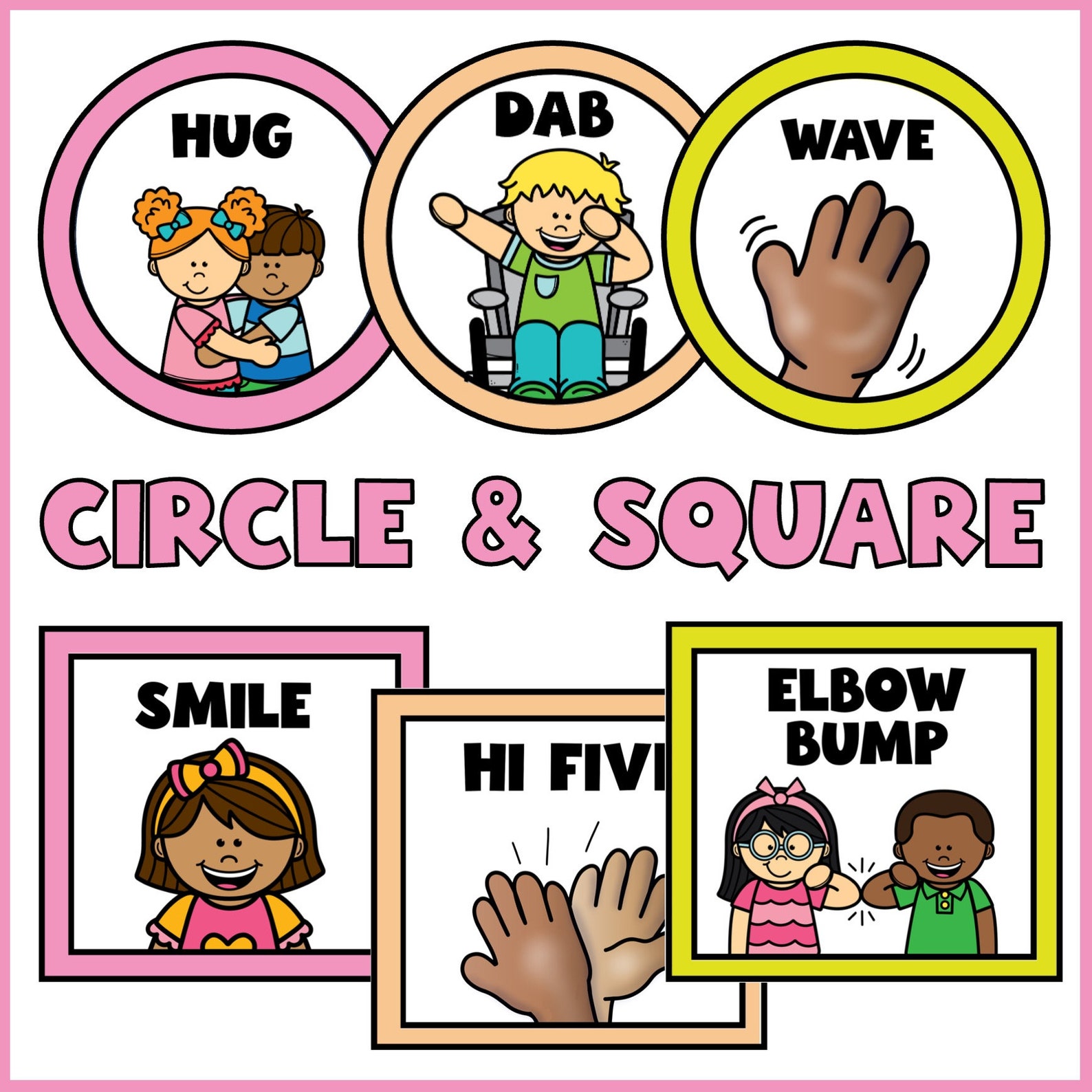 Bright Classroom Greeting Signs: Elementary Morning Choices (digital ...