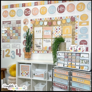 MODERN NEUTRALS Classroom Decor Bundle | Boho Neutral Classroom Decor ...
