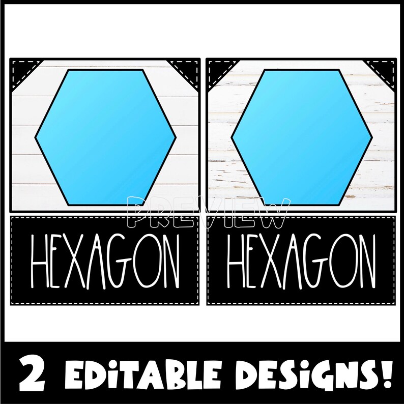 2D and 3D Shapes Posters for the Classroom Farmhouose - Etsy