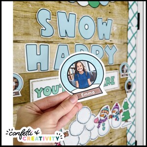 Winter Snowman Classroom Door Decor Kit (digital Download) - Etsy