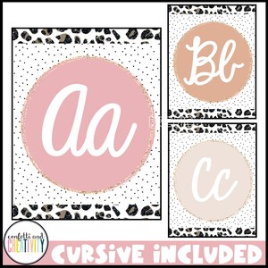 Boho Neutral Alphabet Posters for the Classroom | Classroom Decor ...