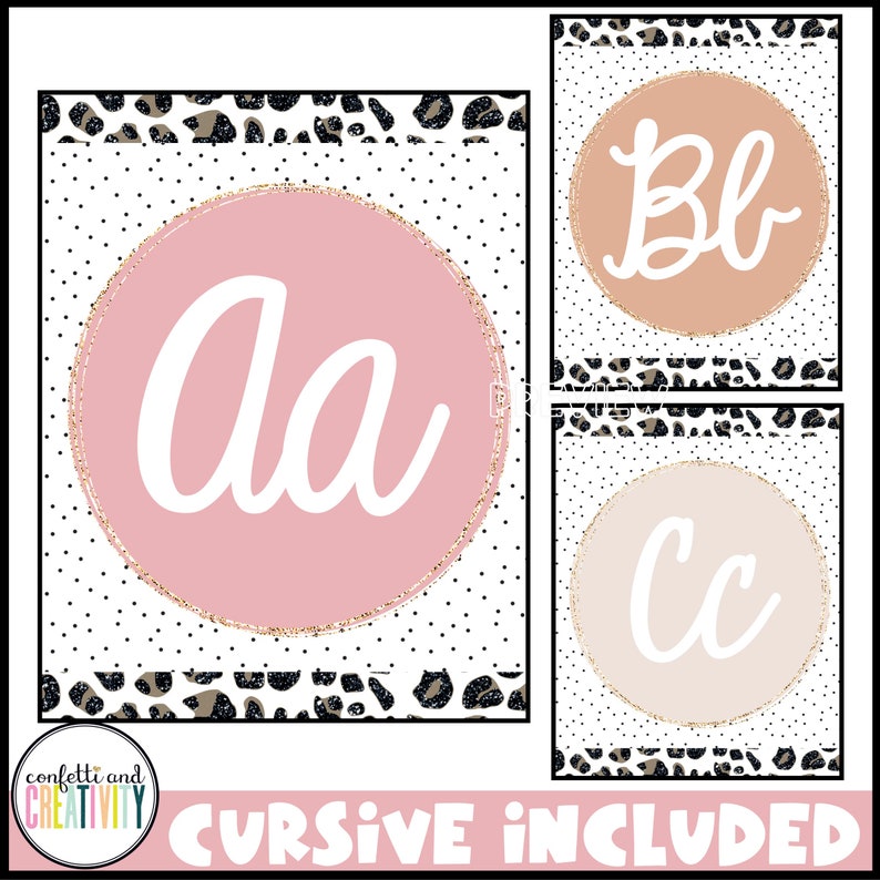 Boho Neutral Alphabet Posters for the Classroom Classroom - Etsy