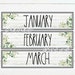 Farmhouse Classroom Calendar Pack Pocket Chart Calendar - Etsy