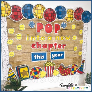 New Year's Bulletin Board Kit: January Classroom Decor (digital ...