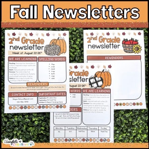 Holiday Classroom Newsletter Bundle | Editable School Newsletter ...