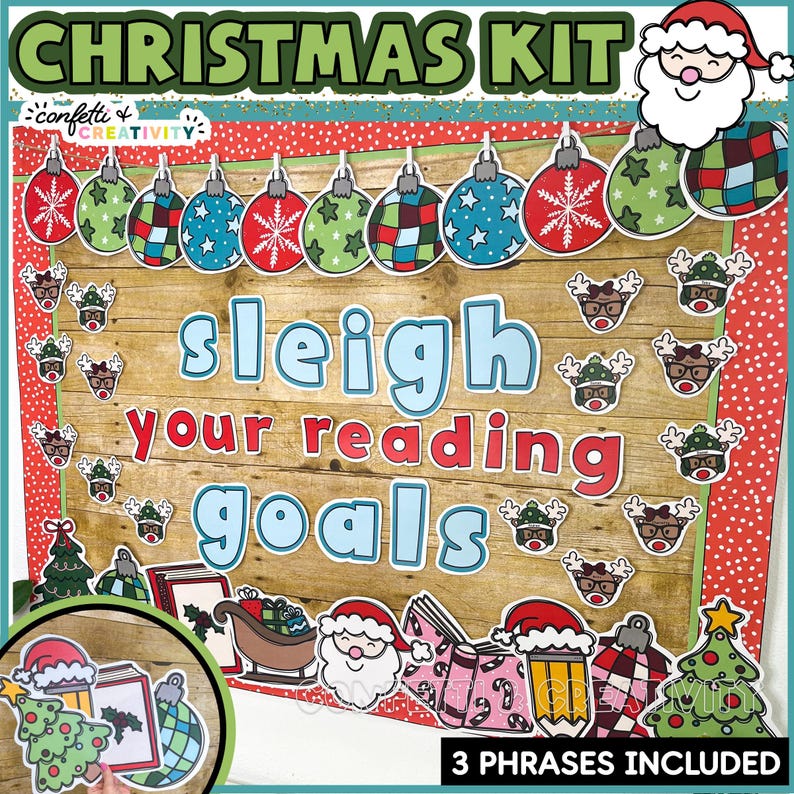 Holiday Classroom Bulletin Board Decor Bundle (digital Download) - Etsy