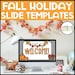 EDITABLE Classroom Slide Templates Holiday Classroom Bundle Distance ...
