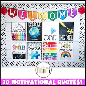 Watercolor Classroom Decor Bundle: Colorful Theme (digital Download) - Etsy