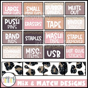 Boho Neutral Teacher Toolbox Editable Labels | Boho Classroom Decor ...