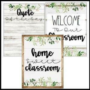 Modern Farmhouse Classroom Quote Posters | Classroom Quotes | Farmhouse ...