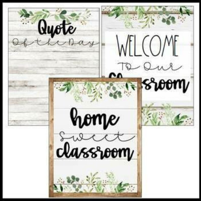 Modern Farmhouse Classroom Quote Posters Classroom Quotes - Etsy