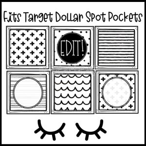 Editable Classroom Labels: Bold Brights Decor (digital Download) - Etsy