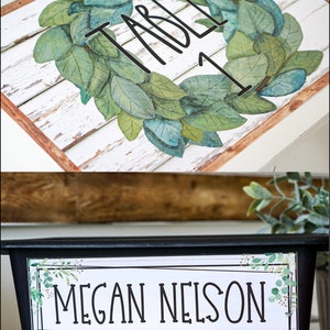 Modern Farmhouse Classroom Decor Bundle: Shiplap & Eucalyptus (digital ...