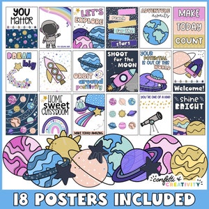 Space Classroom Quote Posters | Classroom Quotes | Space Classroom ...