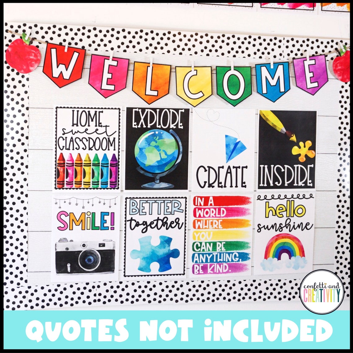 Editable Classroom Welcome Banner Watercolor Classroom Decor - Etsy