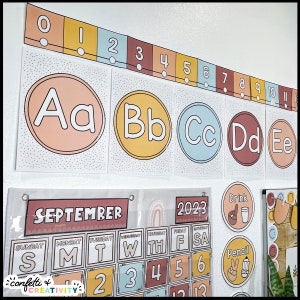 Alphabet Posters for the Classroom | Neutral Classroom Decor ...