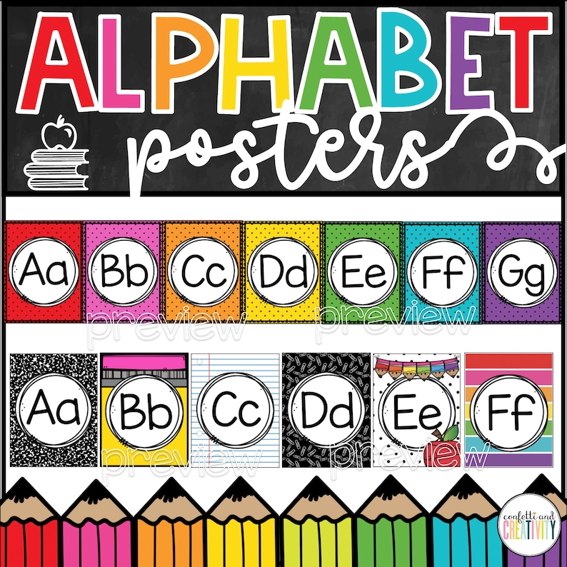 BRIGHT VINTAGE Classroom Decor Bundle Bright Classroom Theme - Etsy