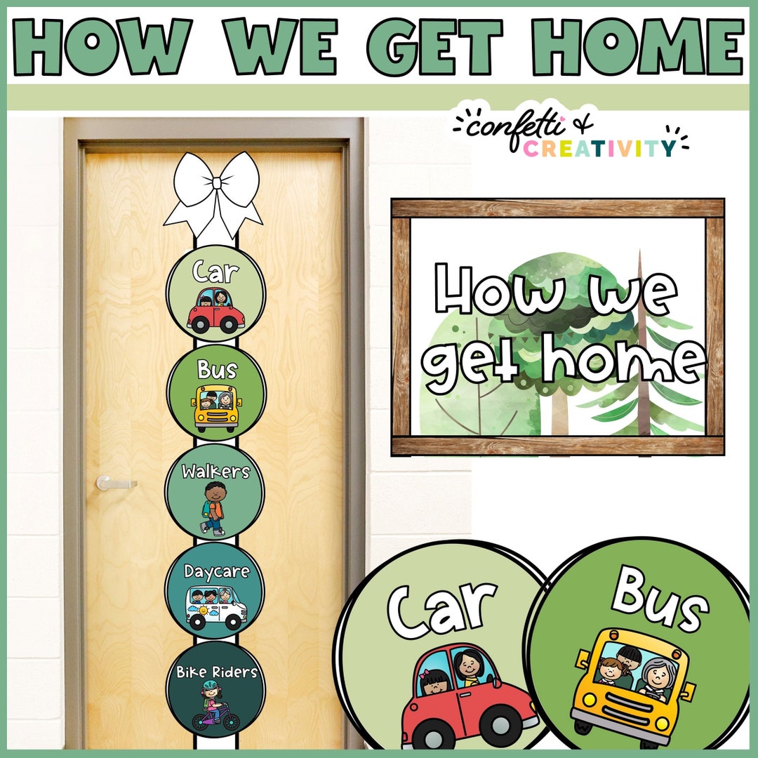 PRINTABLE How We Go Home Dismissal Chart Template | How We Go Home ...