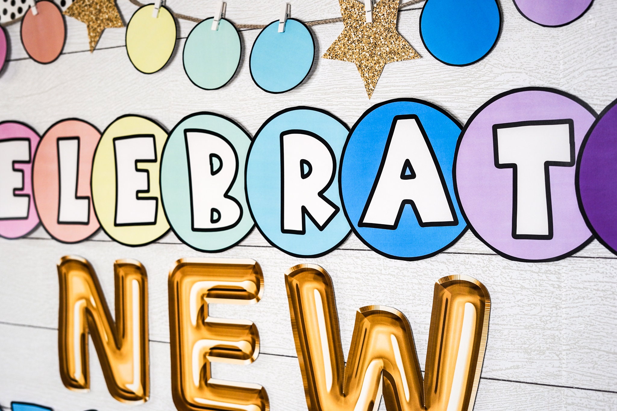 NEW YEARS Bulletin Board January Bulletin Board Classroom - Etsy