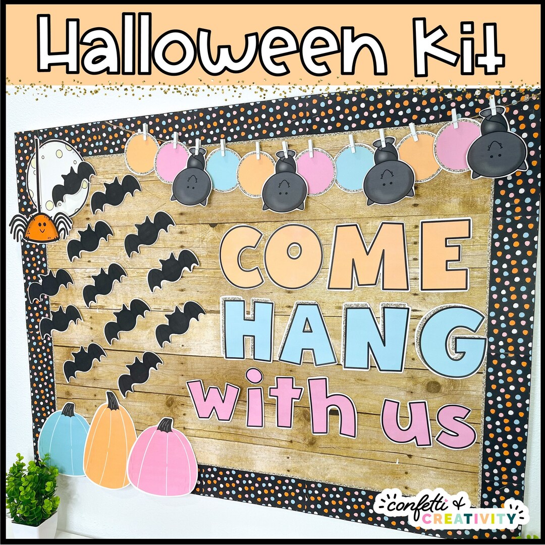 HALLOWEEN Bulletin Board | Halloween Classroom | Fall Classroom Decor ...