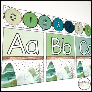 Nature Alphabet Posters for the Classroom | Classroom Decor | Nature ...