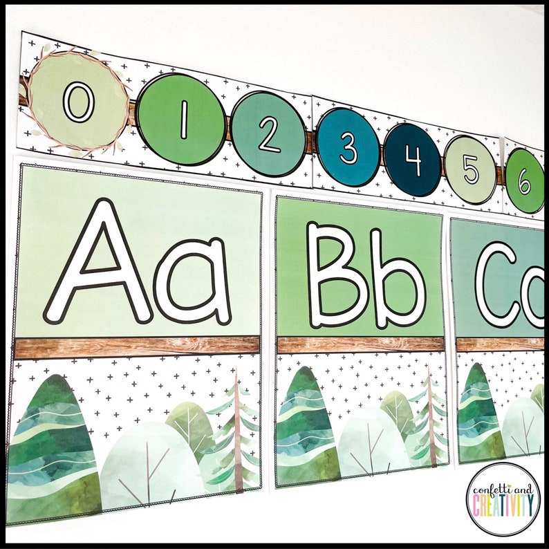 Nature Alphabet Posters for the Classroom Classroom Decor - Etsy Australia
