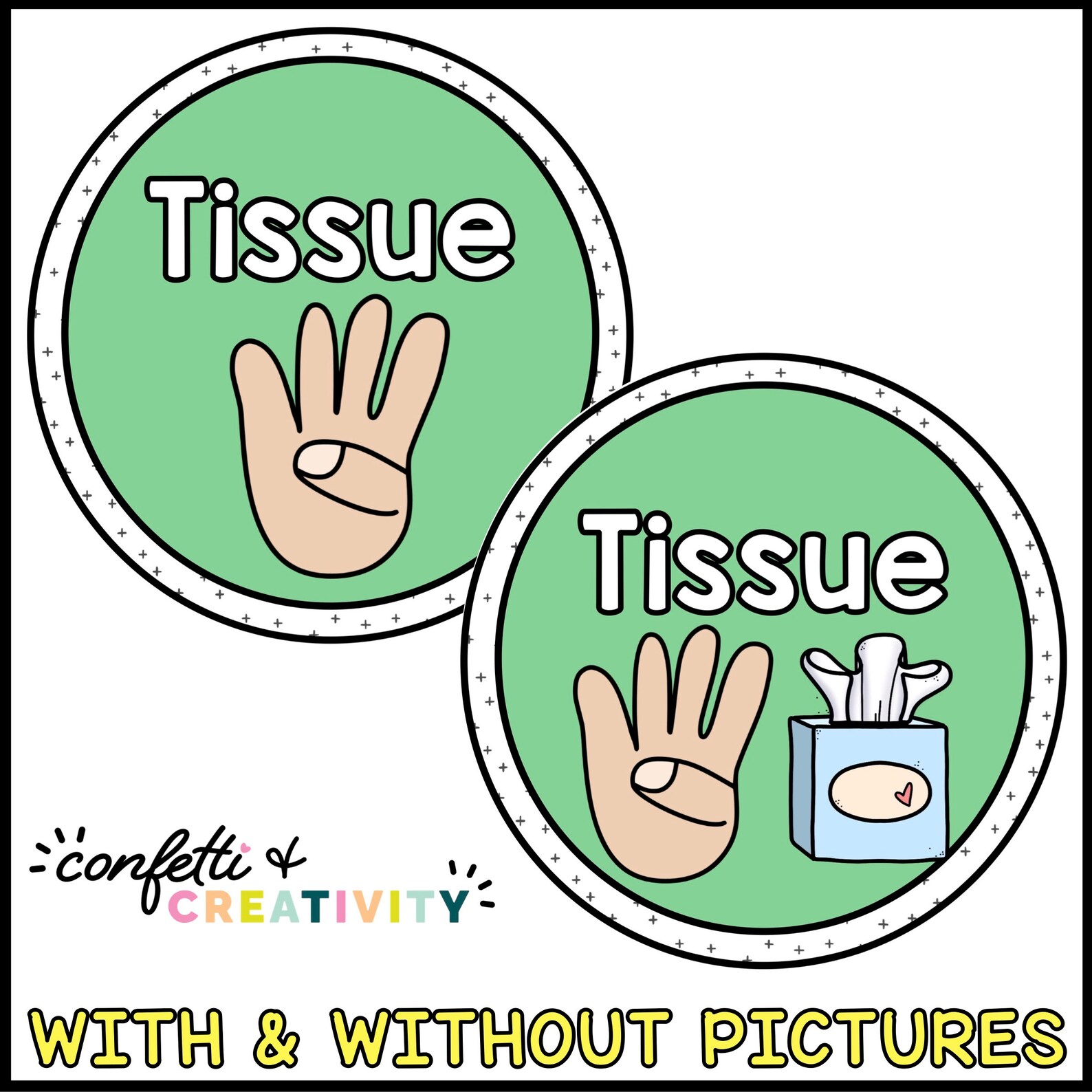 Bright Classroom Hand Signal Posters: Multicultural Decor (digital ...