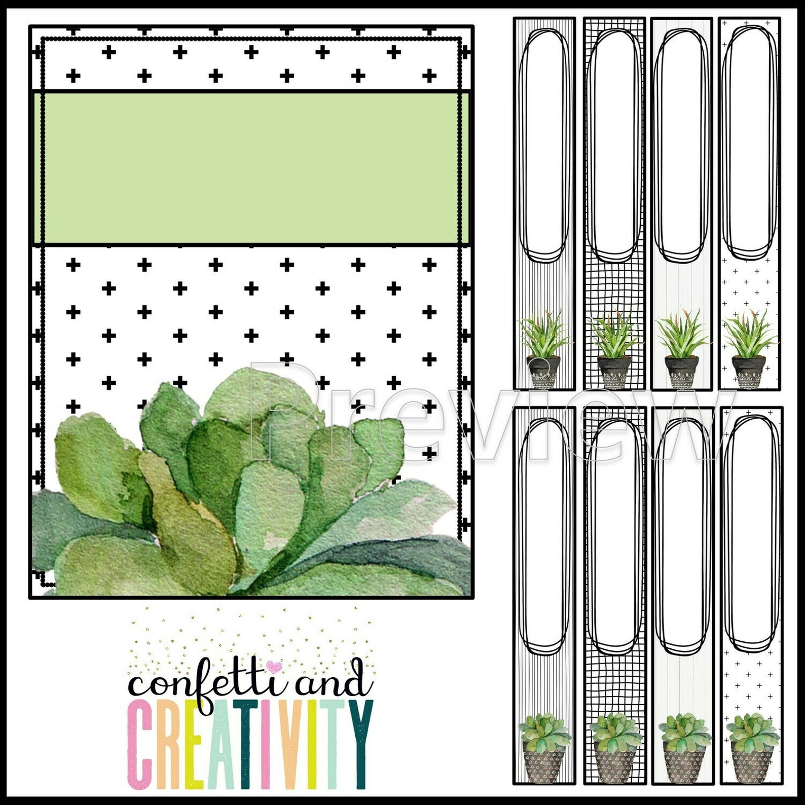 Teacher Binder Covers and Spines Plant Binder Covers - Etsy