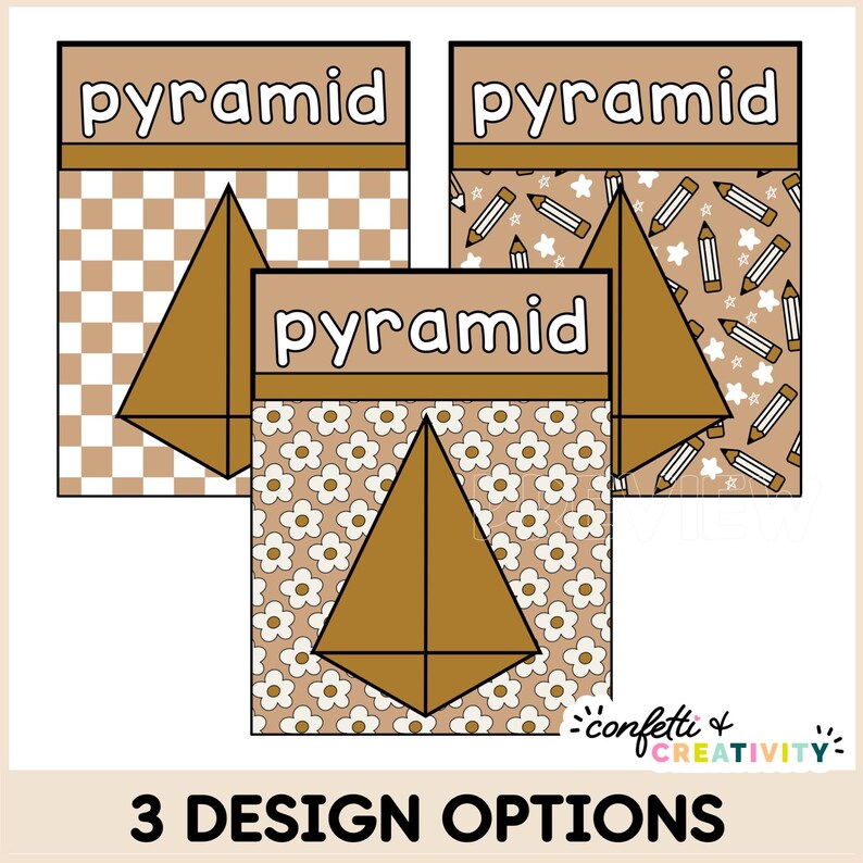 2D & 3D Shapes Posters: Neutral Classroom Decor (digital Download) - Etsy